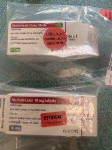 Methotrexate 2.5mg and 10mg tablets look-alike risk - Irish Medication ...
